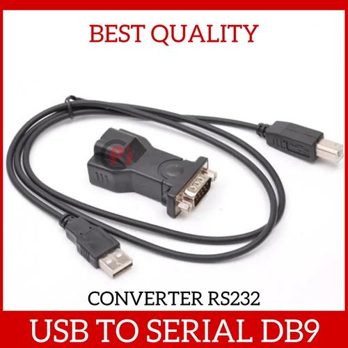 Jual USB Converter to Serial Communication Adapter DB9 RS232 DB 9 Pin ...