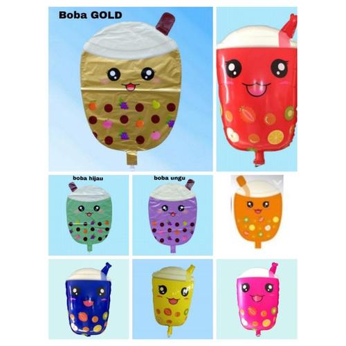 Jual BALON BOBA ( Balon Gas / Foil / TERBANG/ Karakter) - Kota Malang ...