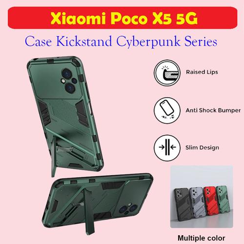 Jual Xiaomi Poco X5 5G Hybrid Case Armor Kick Stand Cyberpunk Casing ...