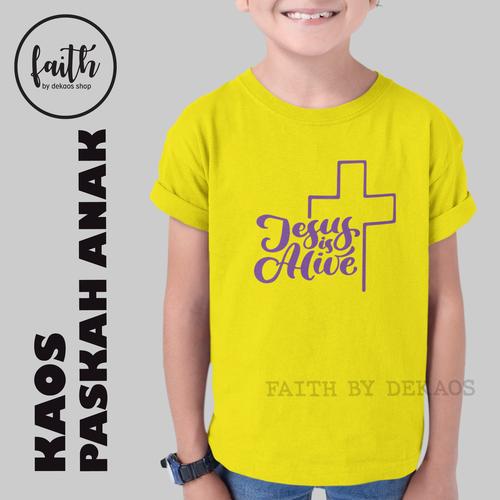 Jual KAOS ROHANI KRISTEN ANAK / KAOS PASKAH ANAK / DEKAOS 2750 ALIVE ...