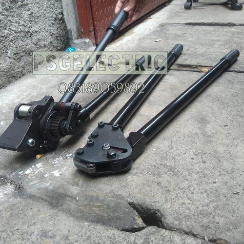 Jual hand steel strapping tools alat ikat tali baja/alat packing klam ...