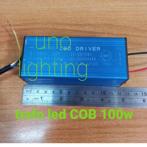 Jual trafo led pju COB 100w 100watt driver led sorot 100 watt ballas ...