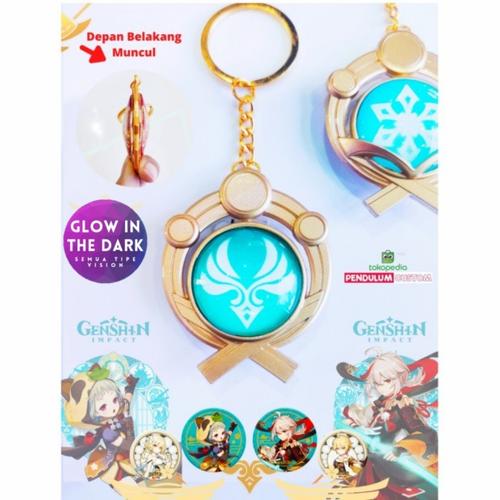 Promo Gantungan kunci Vision Genshin Impact keychain CYRO Inazuma ...