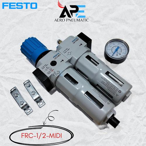 Jual AIR UNIT / AIR FILTER REGULATOR LUBRICATOR FESTO FRC-1/2-D-MIDI ...
