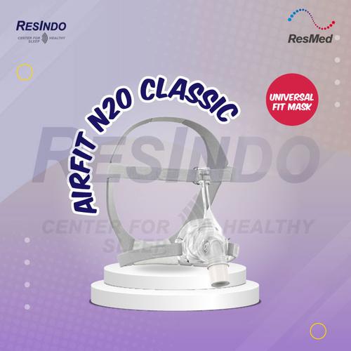 Jual AirFit N20 Classic Nasal CPAP Mask ResMed - Masker CPAP Set Lengkap - L - Jakarta Selatan ...