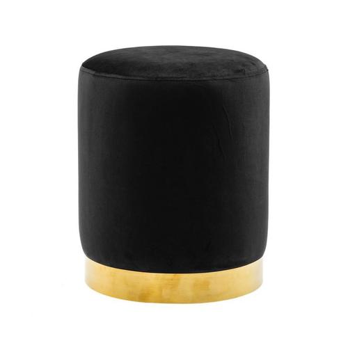 Jual KURSI STOOL BULAT OTTOMAN VELVET// SOFA PUFF EMPUK - Hijau - Kab ...