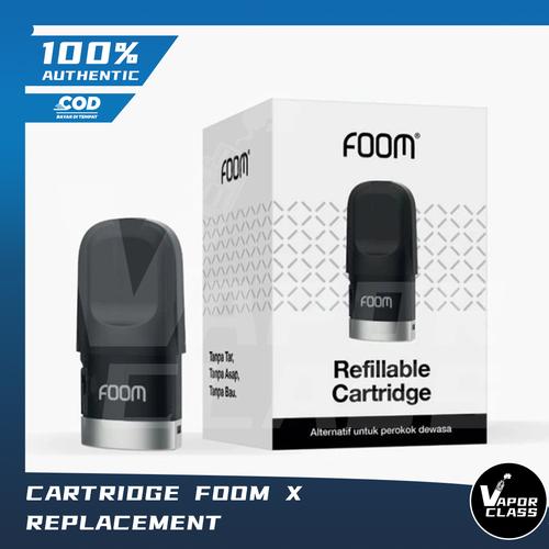 Jual CARTRIDGE FOOM X REPLACEMENT CATRIDGE POD FOOM X 100% AUTHENTIC ...
