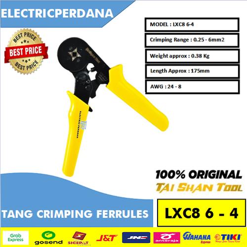 Jual Tang Crimping Tool Ferrules 0.25 - 6 mm TaiShan Press Skun LXC8 6 ...