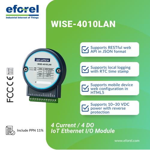 Jual 4ch DO / 4ch Current Input Ethernet I/O Modules Advantech WISE-4010LAN - Kota Surabaya ...