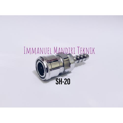 Jual Quick coupler SH20 / Coupler connector male plug hose kompressor SH-20 - Jakarta Barat ...