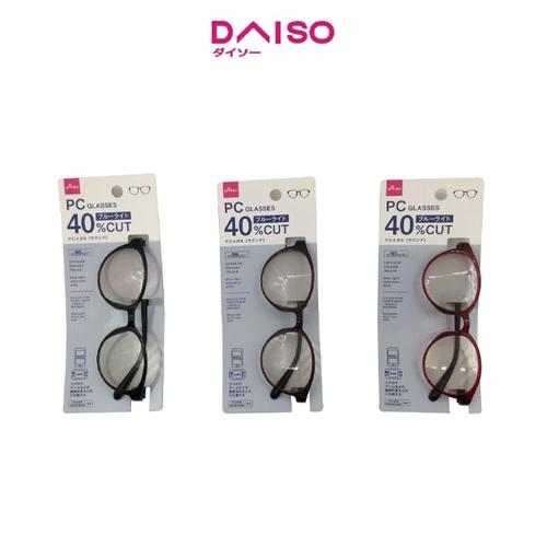 Jual Daiso Computer Glasses -Round- - Hitam - Jakarta Pusat - Daiso Japan Official Store | Tokopedia