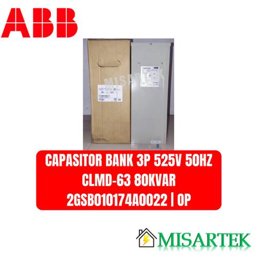 Jual ABB Kapasitor Bank CLMD63 80kVAR 3P 525VAC 2GSB010174A0022 - Kota ...