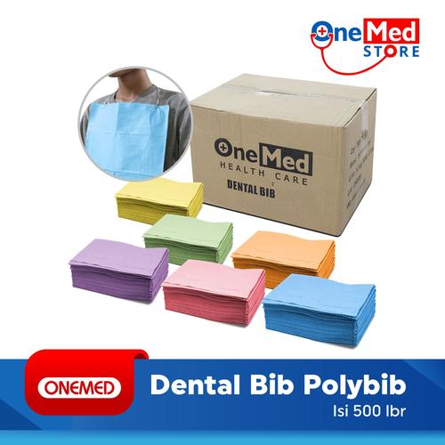Promo Polybib / Dental Bib Pak Isi 500pcs Onemed - Pink - Kota Surabaya ...