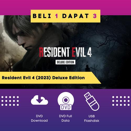 Promo Resident Evil 4 Remake (2023) - Deluxe Edition | Game PC Original - DVD-DL VIP - Jakarta ...