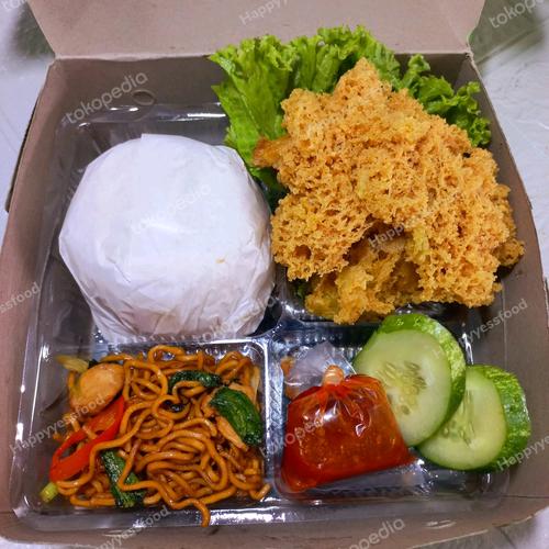 Jual Nasi box ayam goreng kremes/Nasi kotak - Kab. Cirebon - happyyessfood.cirebon | Tokopedia