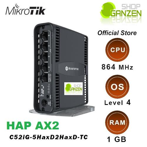 Jual Mikrotik Hap AX2 C52iG-5HaxD2HaxD-TC WiFi 6 Router Access Point - Jakarta Pusat - Ganzen ...