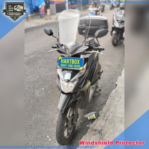 Jual Windshield Tameng angin kaca motor Protector nemo anti angin debu ...