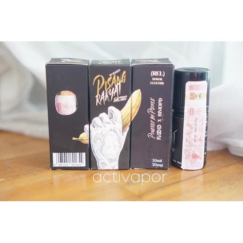 Jual Foom Pisang Rakyat Salt Nic Banana Ice 30mg 30ml Liquid Vape ...