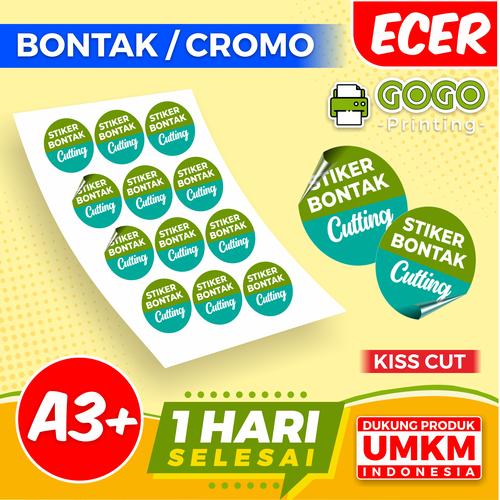 Jual ECER - Cetak Stiker / Sticker Bontak / Cromo / Kromo A3 (Print ...