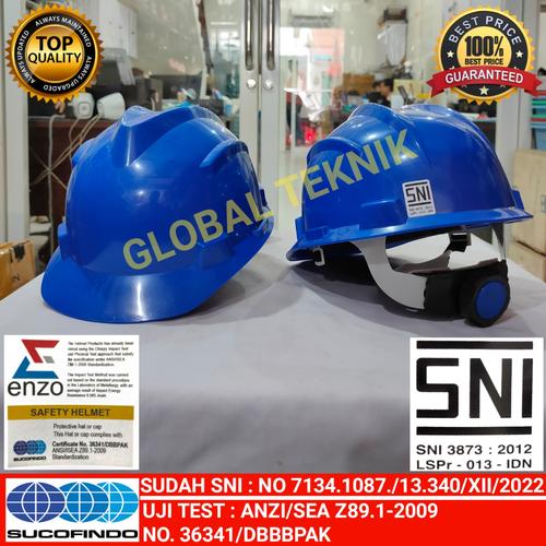 Jual Helm Safety FASTRACK Biru, Helm Proyek - Helm Proyek Fast Track ...
