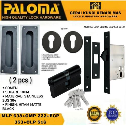 Jual HANDLE TANAM SET PINTU GESER PALOMA CMP222+MLP638+ECP353+CLP516 - Jakarta Pusat - Gerai ...
