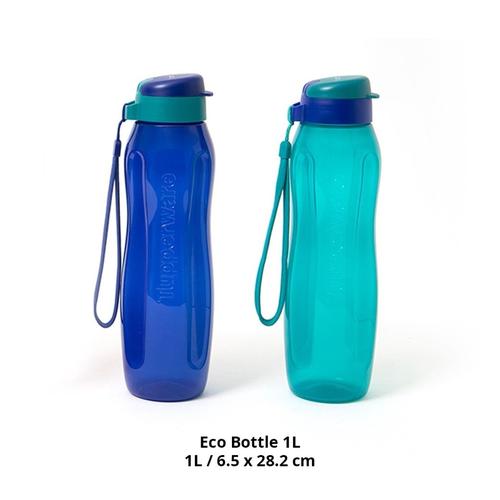 Jual TUPPERWARE Eco Bottle 1L 2pcs Botol Air Minum new - pink-hitam ...