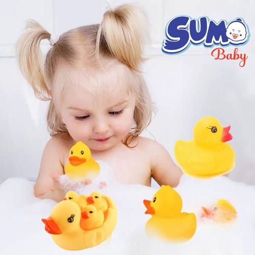 Jual Mainan Bebek Mandi Bunyi Pencet Induk Mini Anak Bayi Bebek Karet ...