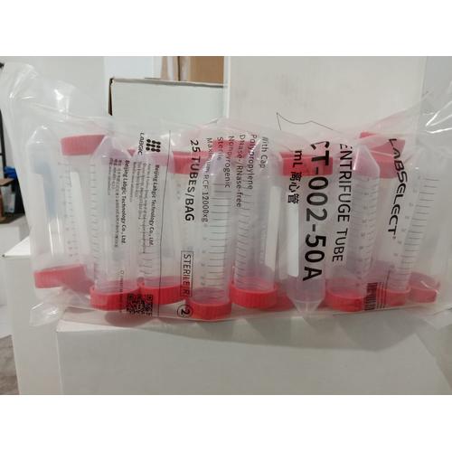 Jual Centrifuge tubes/falcon tubes 50ml, sterile isi 25/Bag - Kota ...
