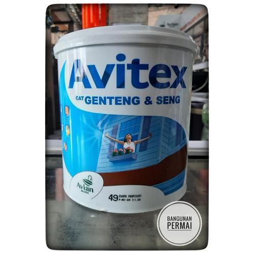 Jual Cat Avitex genteng 5kg/Cat genteng Avitex - superblack - Kota ...
