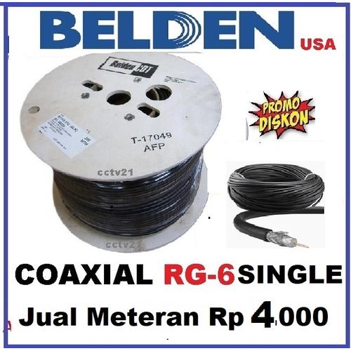 Jual Kabel Belden Coaxial RG6 9116S Original BELDEN USA Per Meter ...