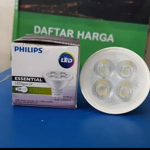 Jual philips essential ledspot 5watt fitting MR16 putih 6500k 12V ...