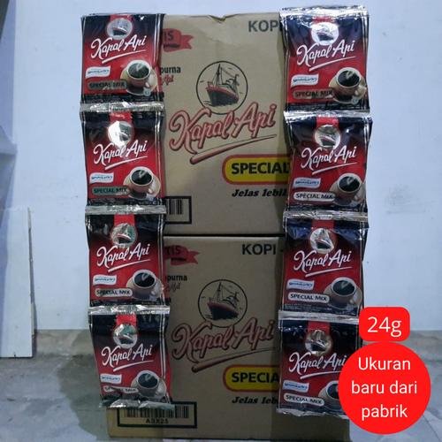 Jual 1 Dus / Karton Kapal Api Special Mix Kopi Bubuk (Isi 24 gr x120 ...