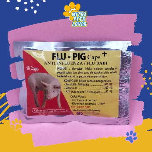 Jual OBAT ANTIBIOTIK BABI ATASI FLU PILEK BATUK DEMAM - FLU PIG CAPS ...