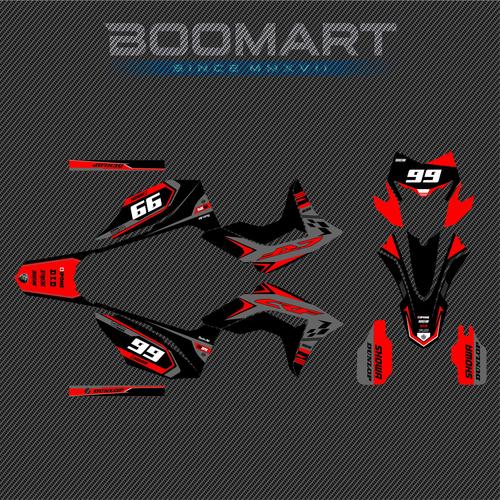 Jual DECAL CRF 150 MERAH HITAM SUPERMOTO TRAIL - MAXDECAL - Kota ...