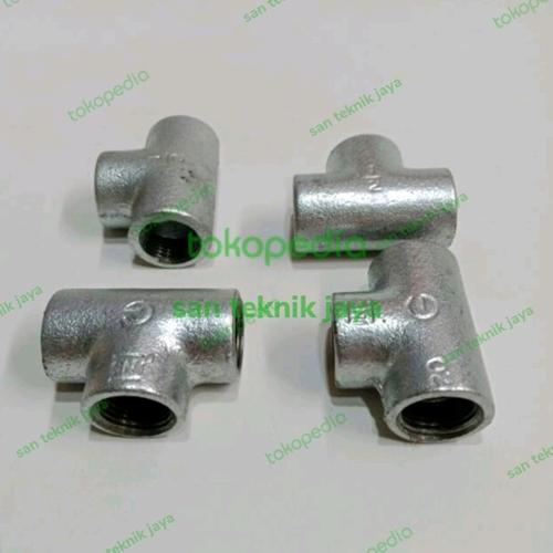 Jual Tee Besi Galvanis Drat 2,5" inch / 2-1/2" inch - Jakarta Barat ...