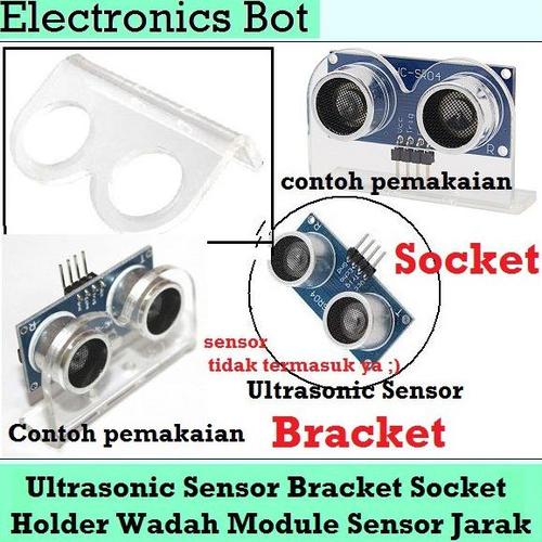 Jual [EBS] Ultrasonic Sensor Bracket Holder Mata Tempat Sensor HC-SR04 ...