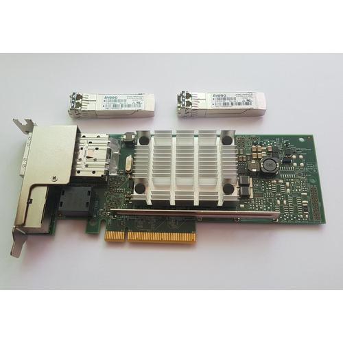 Jual Broadcom Quad Port LAN Card Dual 10G Gigabit Port SFP RJ45 ...