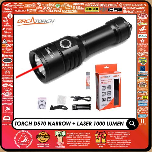 Jual Senter Selam Orca D570 Focus Light Laser Torch Scuba Diving 1000 ...