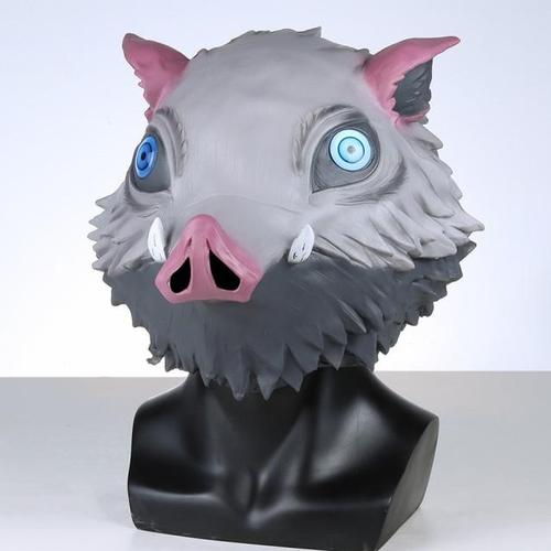 Jual tol-52 topeng kimetsu no yaiba inosuke mask latex karet demon ...