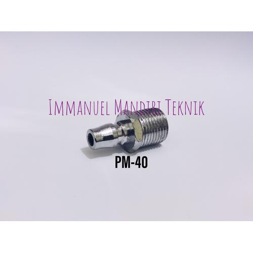 Jual Quick coupler PM40 / Compressor connector drat luar 1/2 PM-40 ...