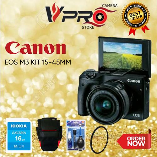 Jual CANON EOS M3 KIT 15-45MM/kamera Canon m3 - STANDAR - Jakarta Utara ...