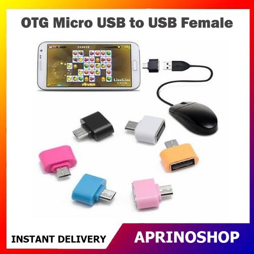 Jual OTG Micro to USB Female non Kabel Converter Konektor Micro USB to ...