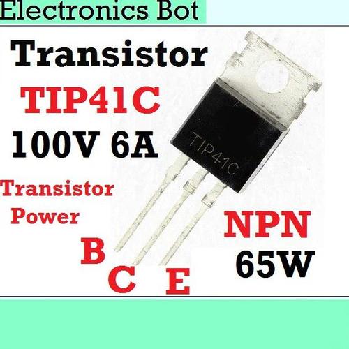 Jual [EBS] Transistor Power TIP41 TIP41C NPN 100V 6A 65W TO-220 Arduino ...