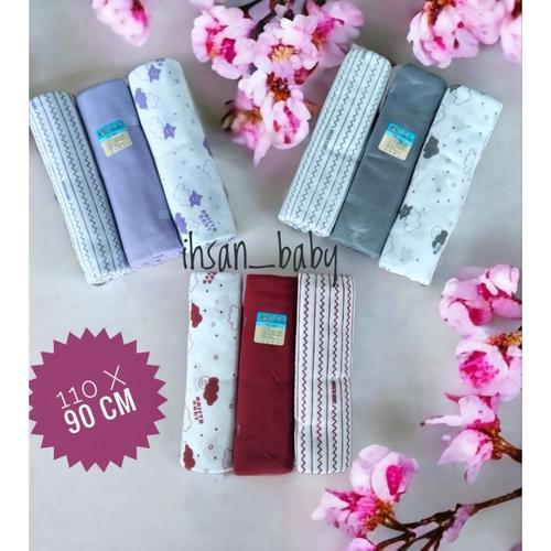 Jual 3 pcs bedong bayi ukuran 110x90 cm aristababy - bdong seri ungu - Kab. Bandung - ihsan_baby ...