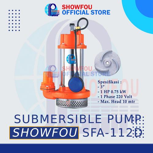 Jual SHOWFOU SUBMERSIBLE PUMP SFA-112D 1 HP 1 Phase 0.7 kWatt 3 Inch ...