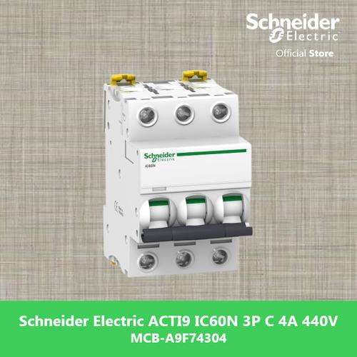 Jual Schneider ACTI9 IC60N 3P C 4A 440V MCB-A9F74304 - Jakarta Pusat - Bima sakti elektrik ...