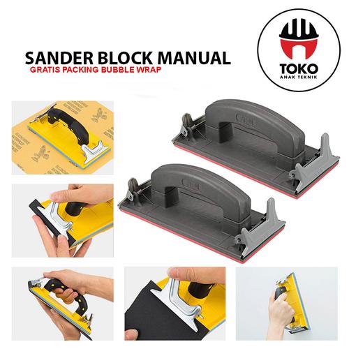 Jual Sanding Sander Block / Tatakan Pegangan Dudukan Amplas Kotak ...