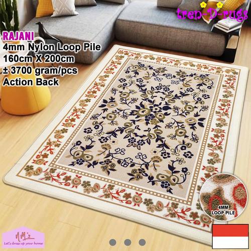 Promo Karpet modern klasik vintage retro alas lantai ruang tamu 160x200 ...
