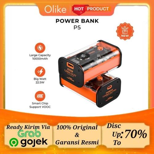 Jual NEW Olike Powerbank P5 10000 mAh Powerbank Fast Charging LED ...