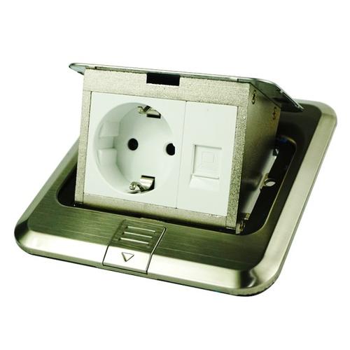 Promo MEVAL Stop Kontak Lantai Shucko + LAN Silver SK1-SF2 - Jakarta ...